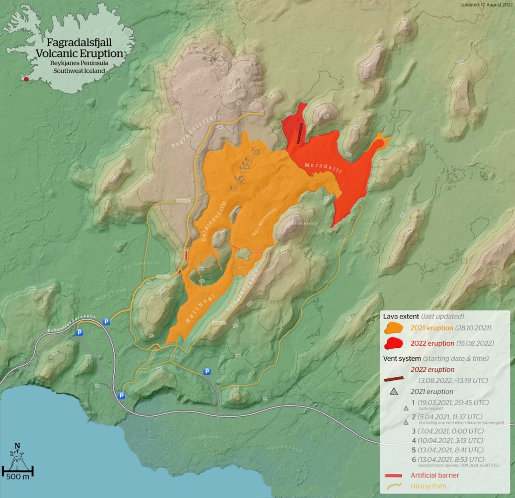 Volcán de Meradalir - Guía de Islandia